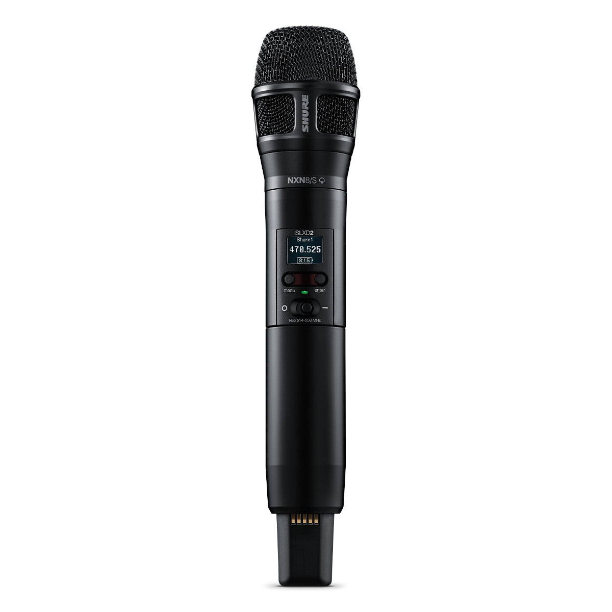 Shure SLXD2/N8SB Nexadyne Wireless Handheld Supercardioid Microphone – World Wide Stereo