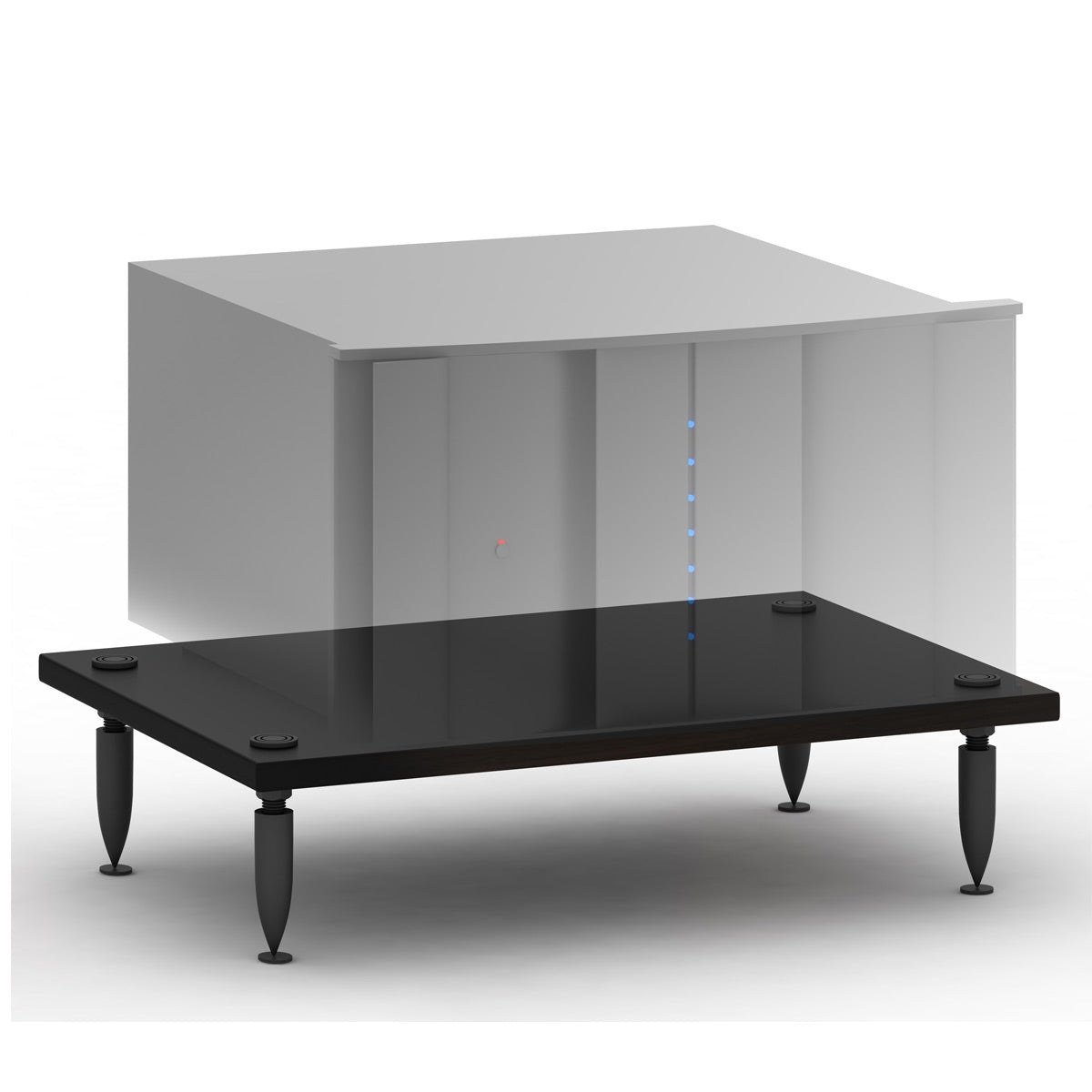 Salamander AMP/B Archetype Amplifier Stand (Black) | World Wide Stereo