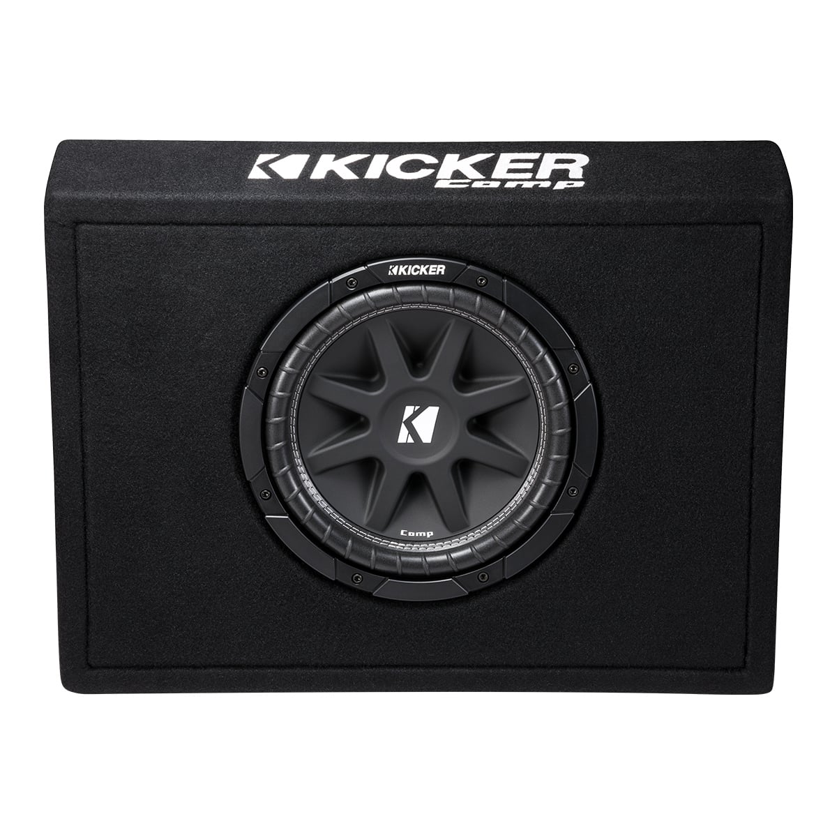 Kicker 43TC104 10" Comp 4-Ohm Loaded Enclosure | World Wide Stereo