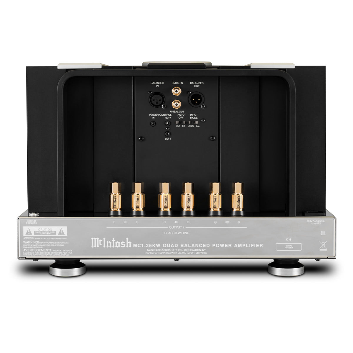 McIntosh MC1.25KW 1-Channel Solid State Amplifier (75th Anniversary Ed – World Wide Stereo