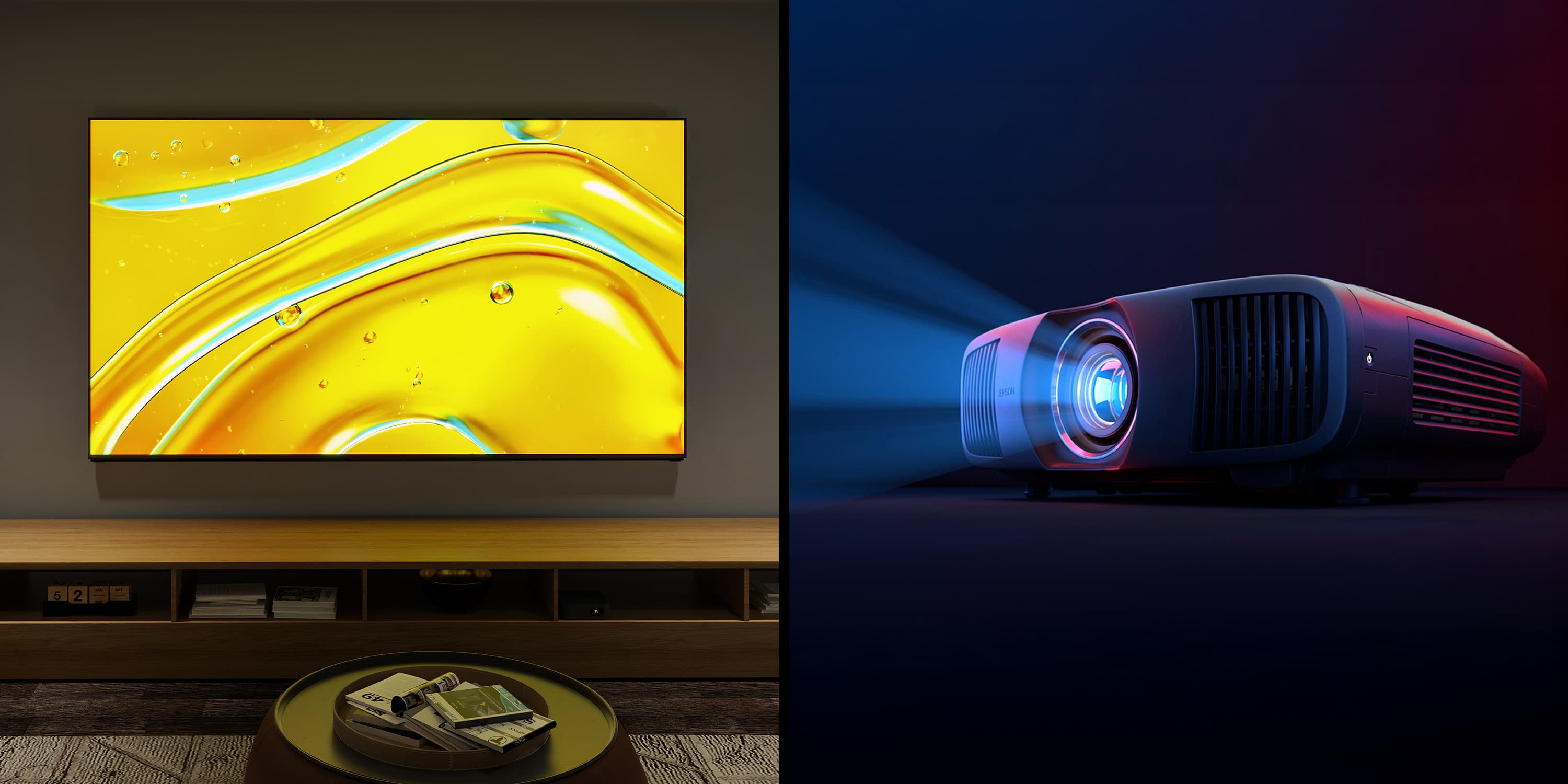 TV vs Projector: How to Choose the Best Home Theater Display – World ...