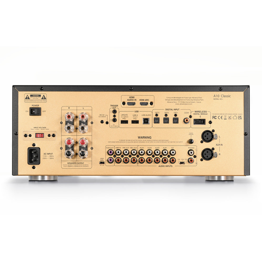 Advance Paris A10 Classic Integrated Amplifier – World Wide Stereo