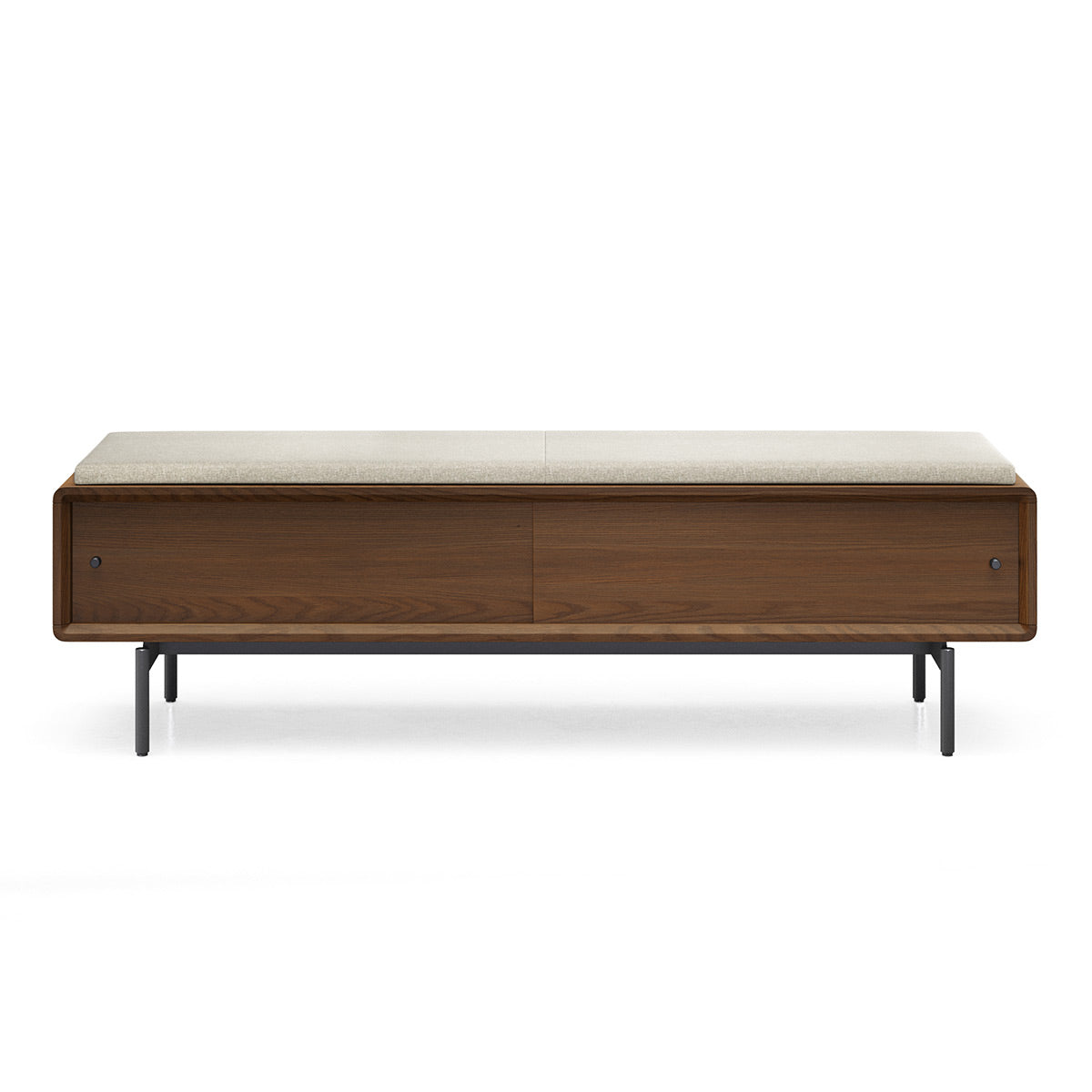 BDI LINQ Bench 9101 with Fabric Cushion (Mocha/Almond) – World Wide Stereo