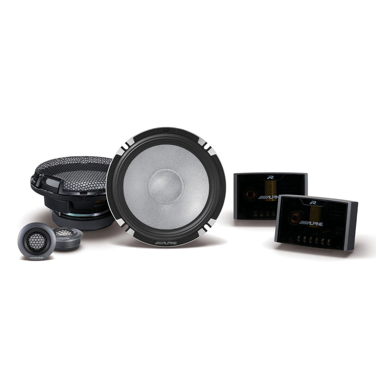 Alpine R2-S652 R-Series Pro 2-Way Component Speaker Set – World Wide Stereo