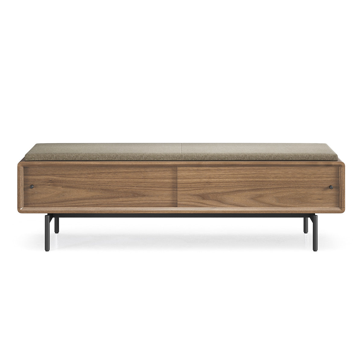 BDI LINQ Bench 9101 with Fabric Cushion (Natural Walnut/Pecan) – World ...