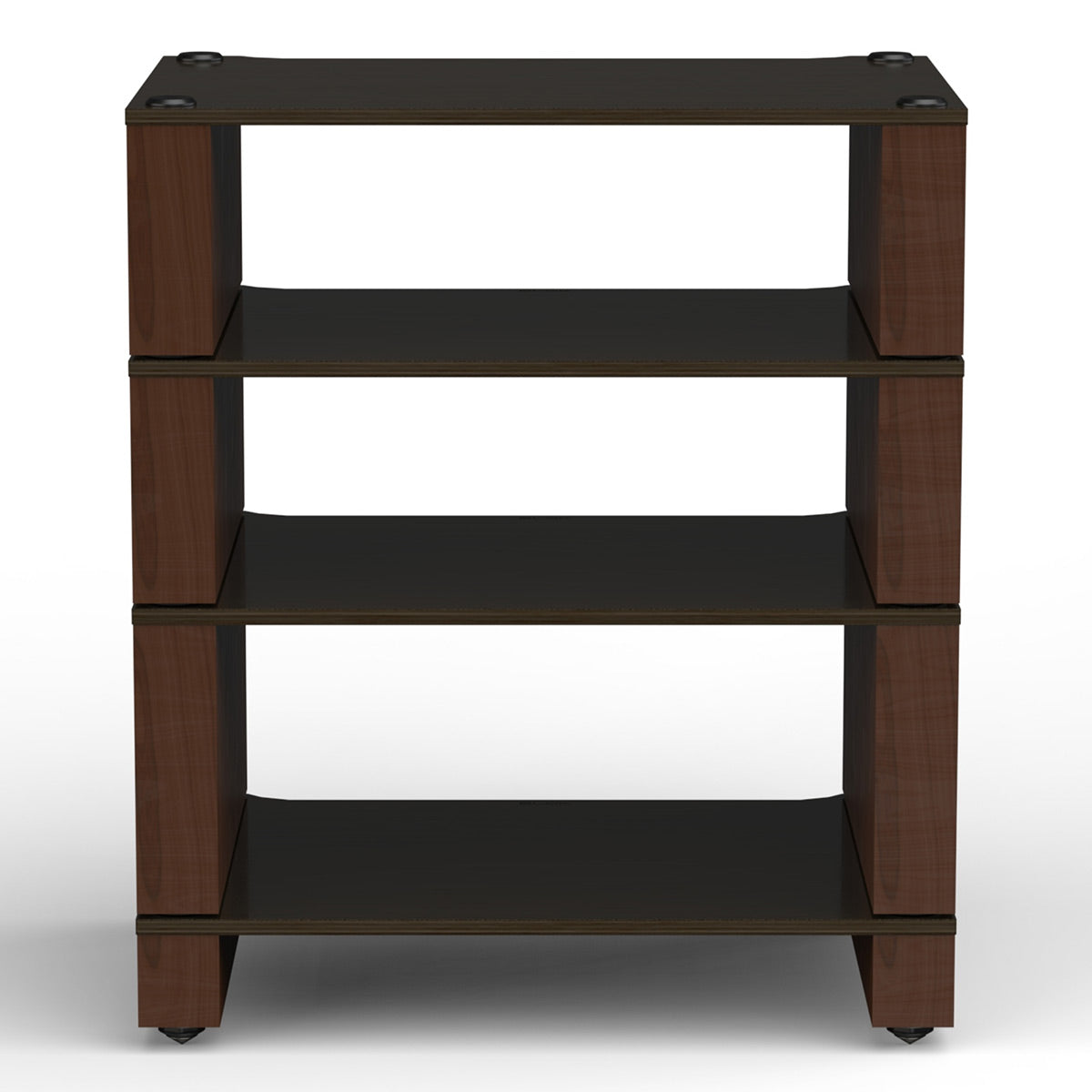 BLOK Stax 2G 4 Shelf Collection Modular Hi-Fi Stand (Black Ash/Natural ...