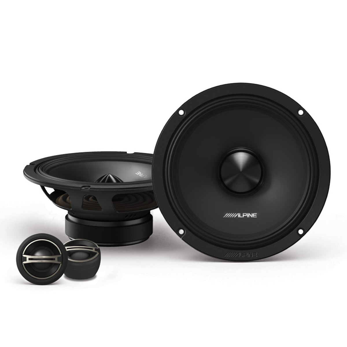 Alpine DM-65C-G 6.5" 2-Way Component Speaker Set – World Wide Stereo