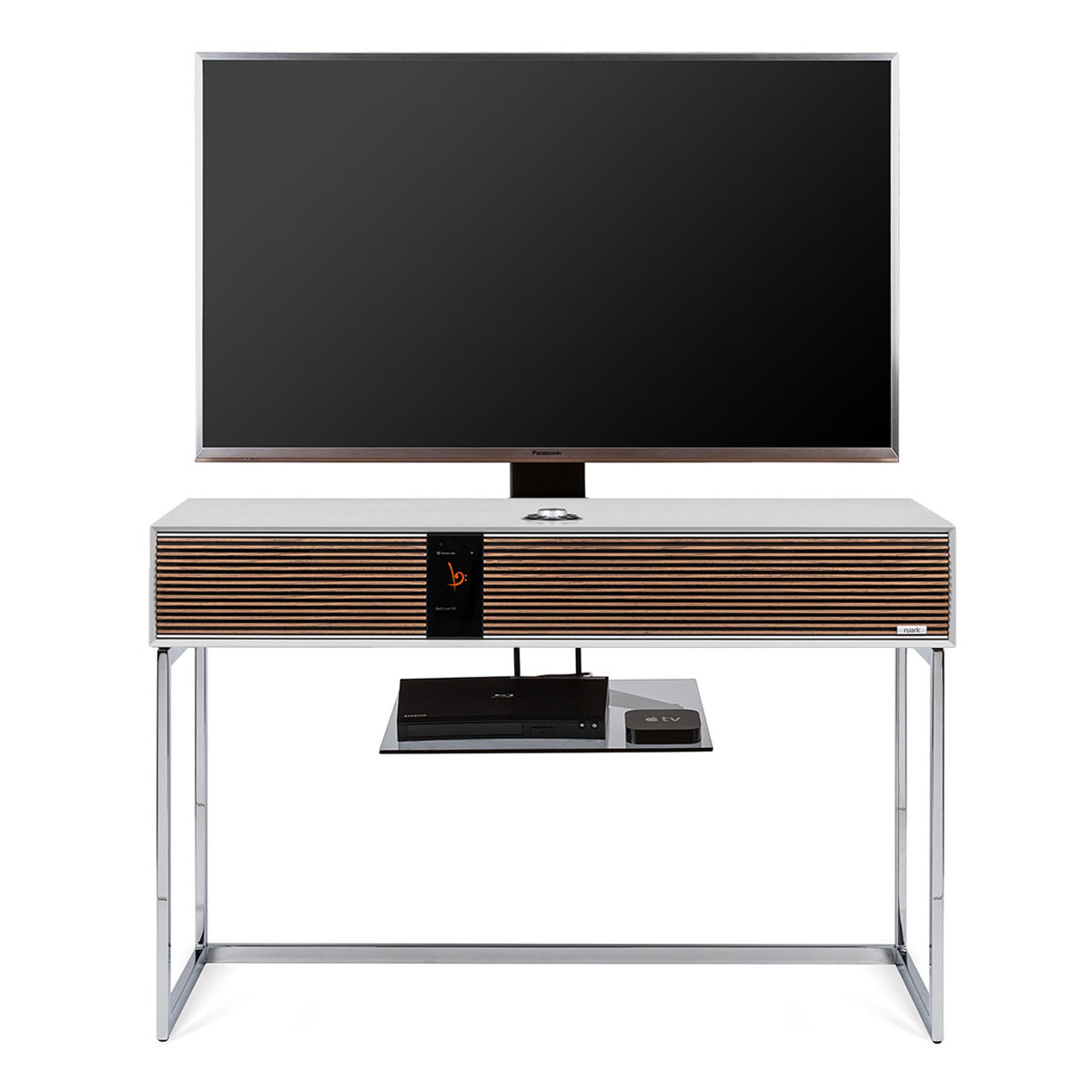 Ruark Audio R810 High Fidelity Radiogram (Soft Gray/Walnut) with Adjus ...