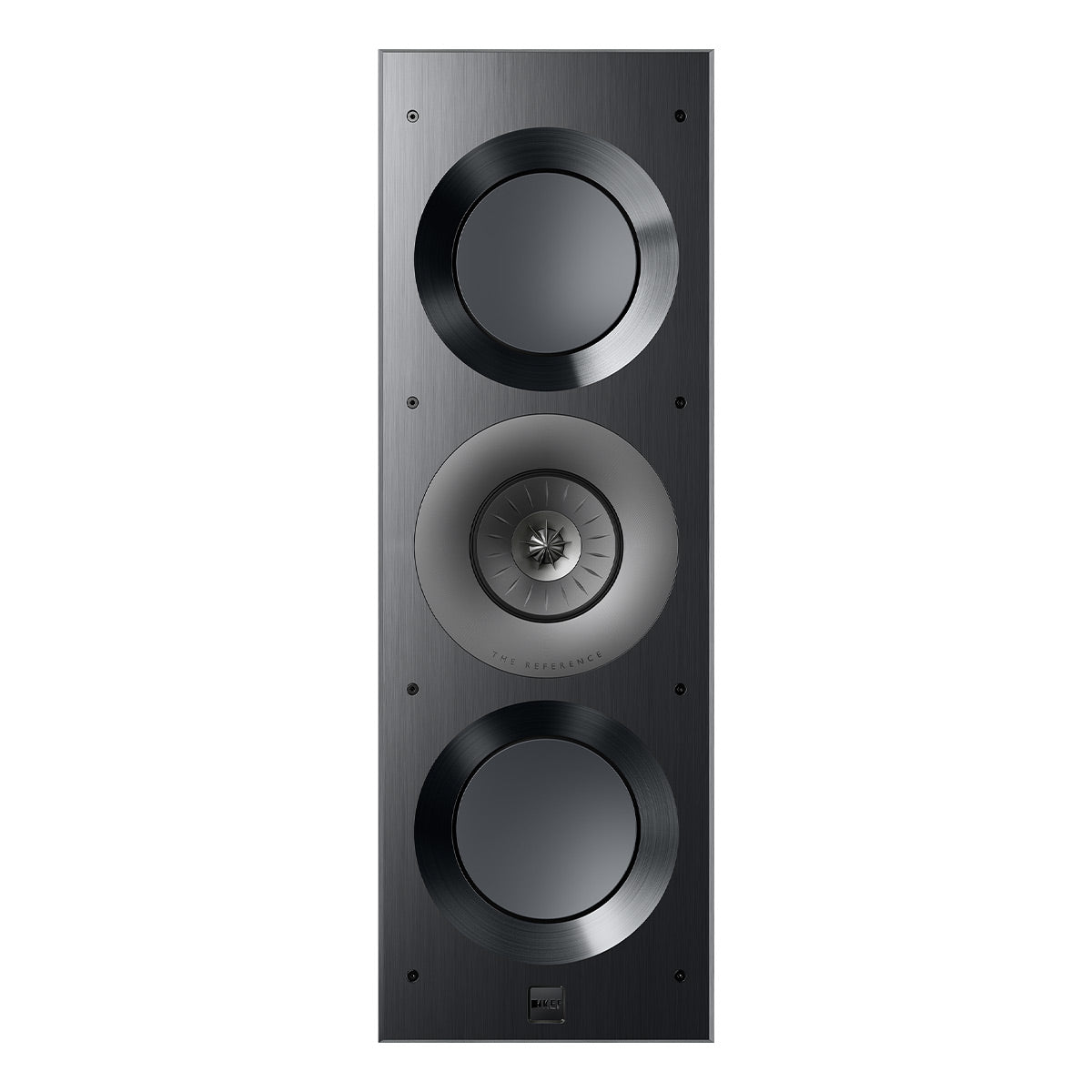 KEF Ci3160REFM-THX Reference Meta In-Wall Speaker (Gloss Black/Grey ...