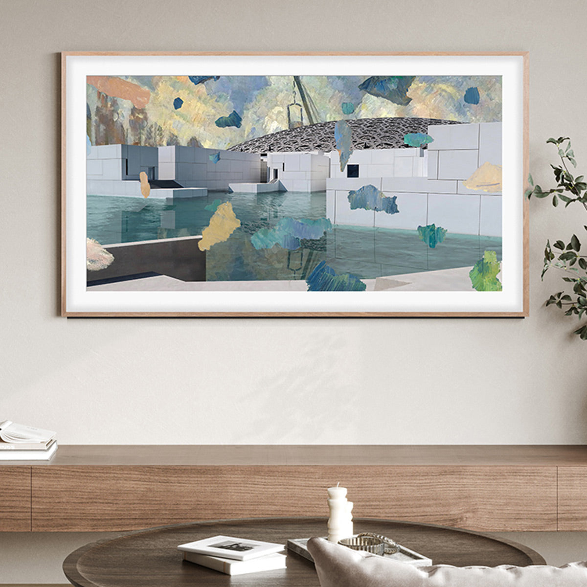 Leon Solé TV Frame for 75" Sony BRAVIA 7 (Light Wood) – World Wide Stereo