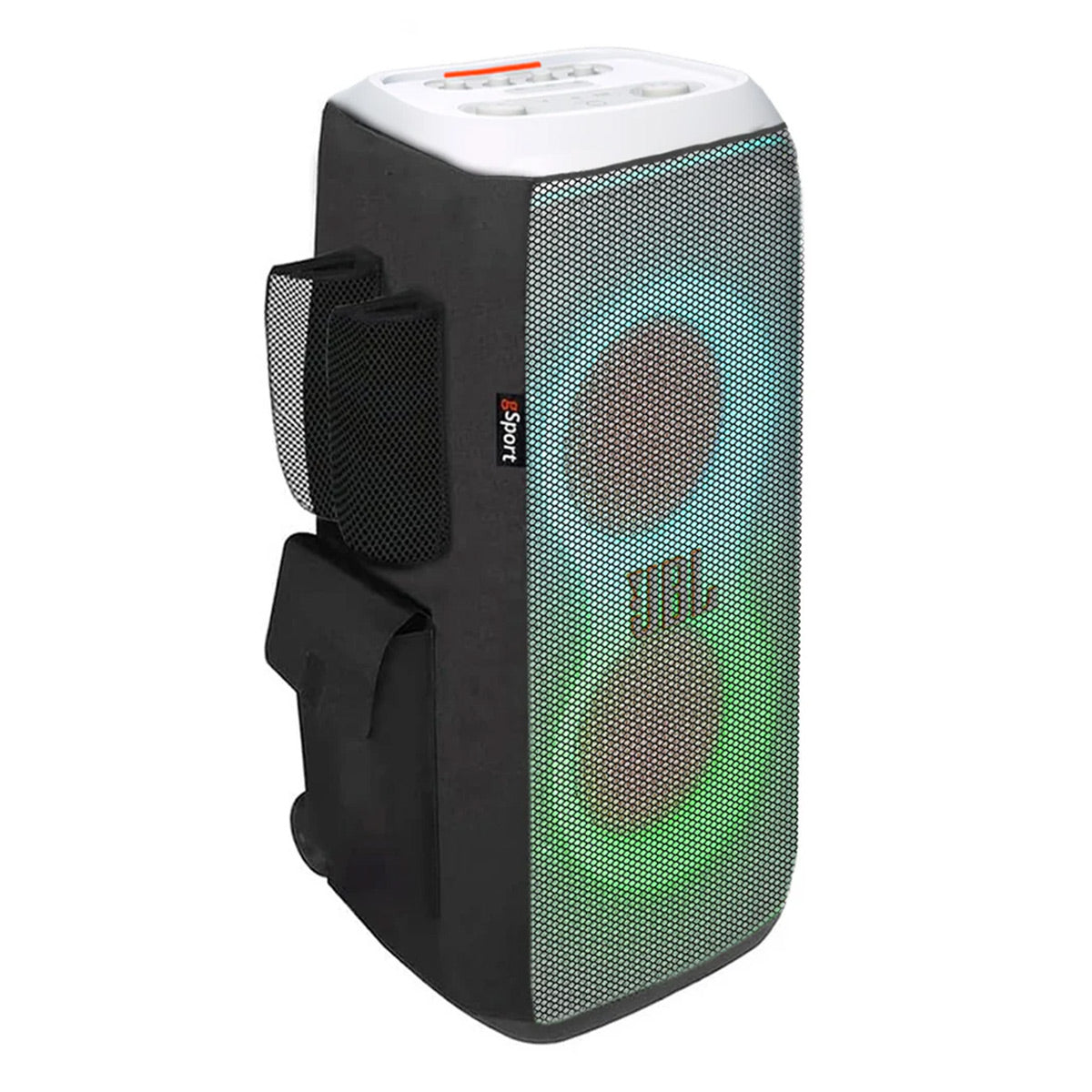 JBL PartyBox Stage 320 Portable Party Speaker with gSport Cargo Sleeve ...
