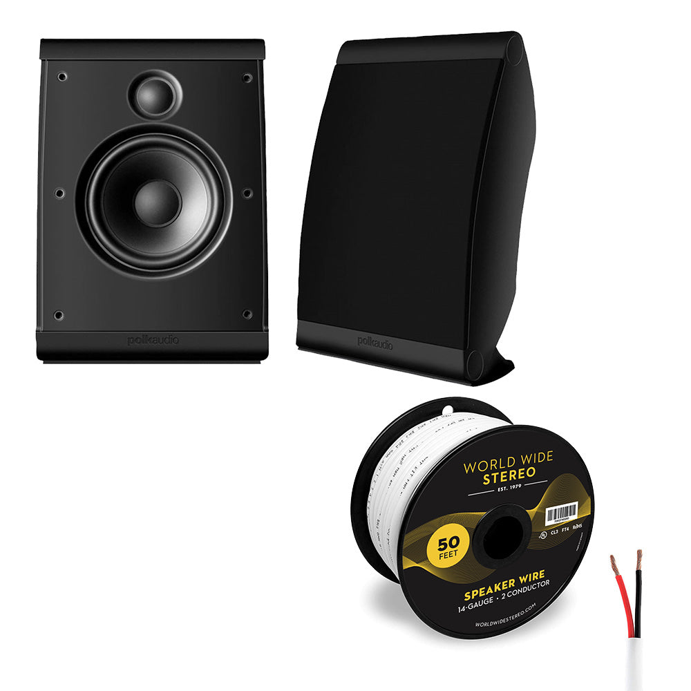 Polk Audio OWM3 Compact Multi Application Satellite Speaker Cable Bund ...