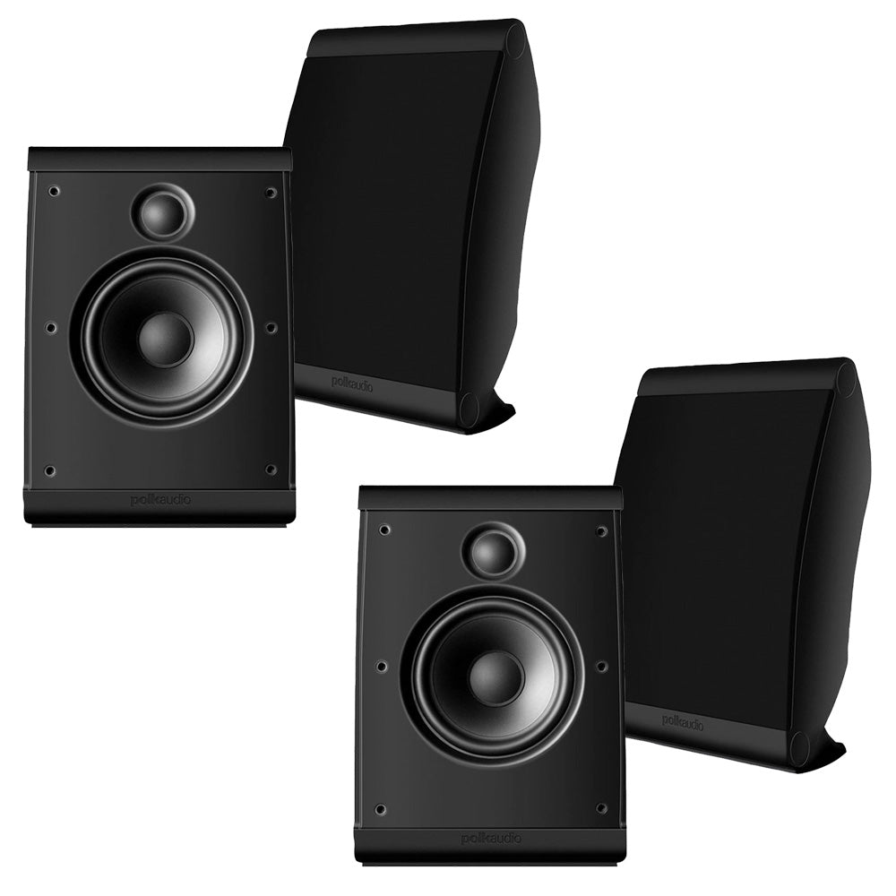 Polk Audio OWM3 Compact Satellite Speaker - 4 Pack (Black) – World Wide ...