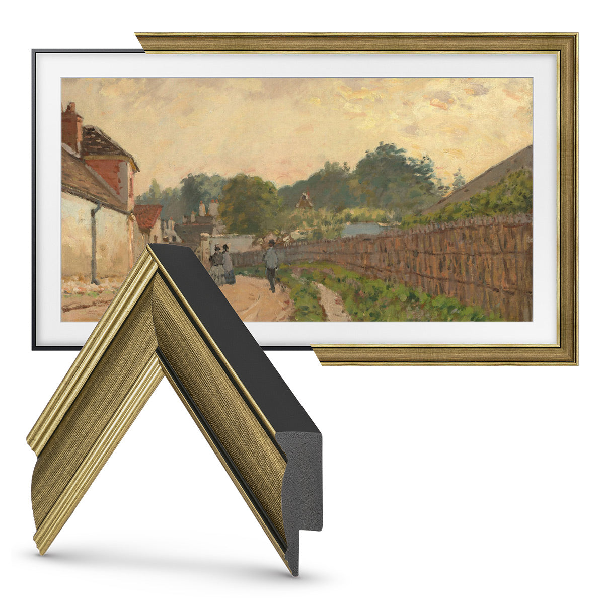 Deco TV Frames 32" Slim Frame for Samsung The Frame TV 2021-2026 (Indu ...